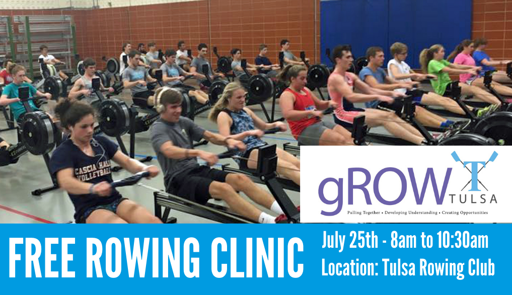 Free Youth Rowing Clinic – July 25th (8am to 10:15 am) - TULSA YOUTH ...